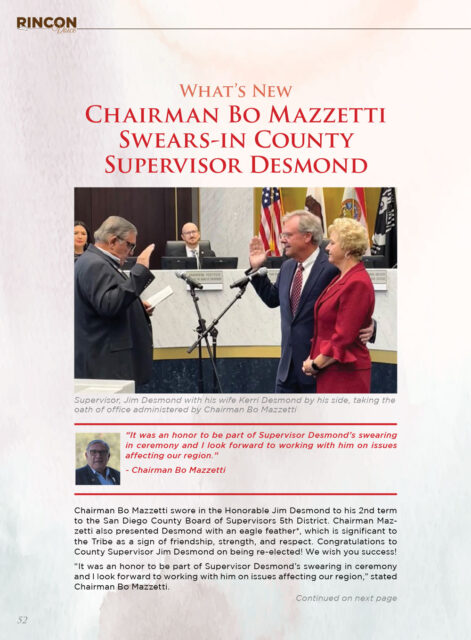 News/Events – The Rincon Band of Luiseño Indians