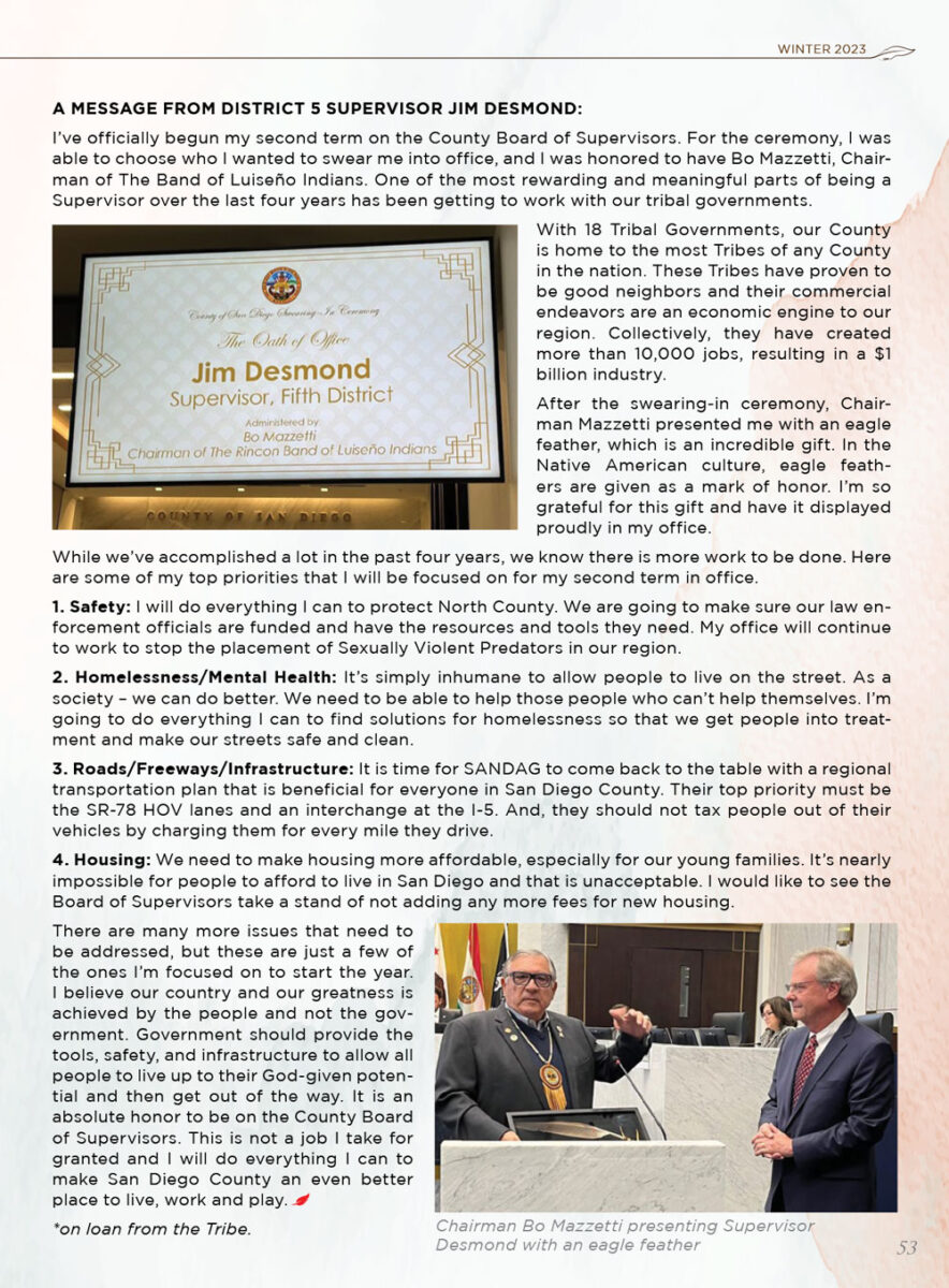 Rincon Voice News – The Rincon Band of Luiseño Indians